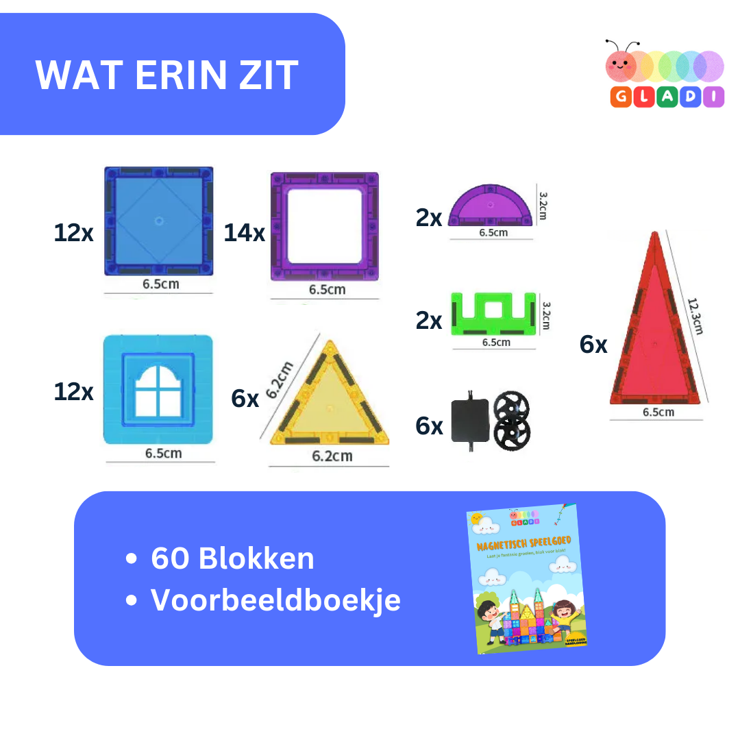 Magnetisch speelgoed: Bestel magnetic tiles - voordelig & snel